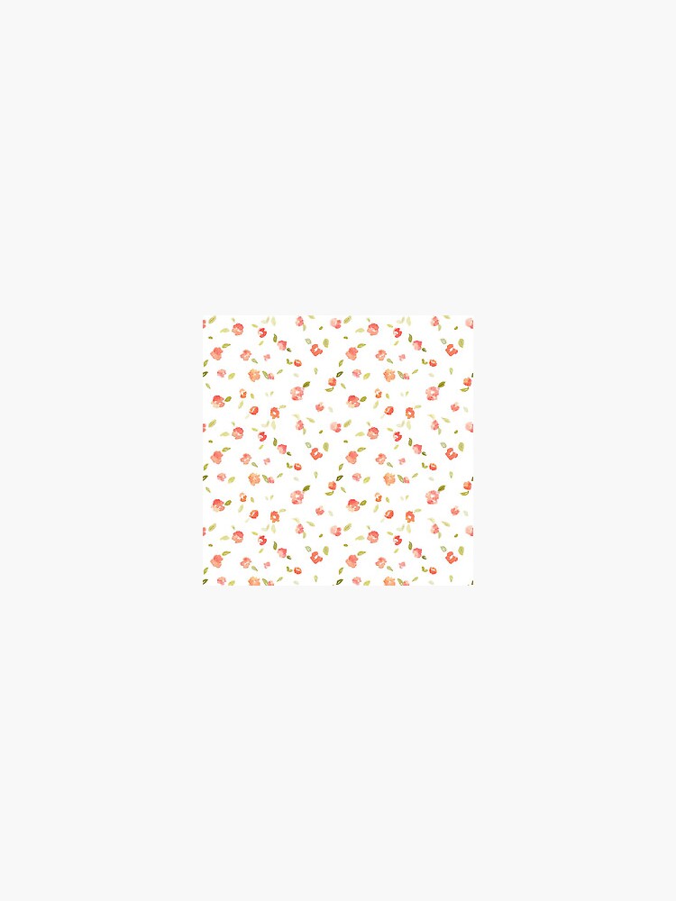 "Watercolor Roses Mask" Sticker for Sale by rinaelizabeth | Redbubble