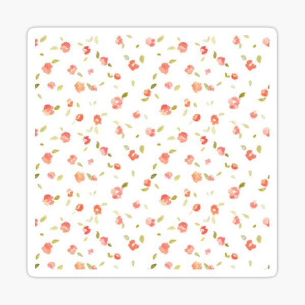 "Watercolor Roses Mask" Sticker for Sale by rinaelizabeth | Redbubble