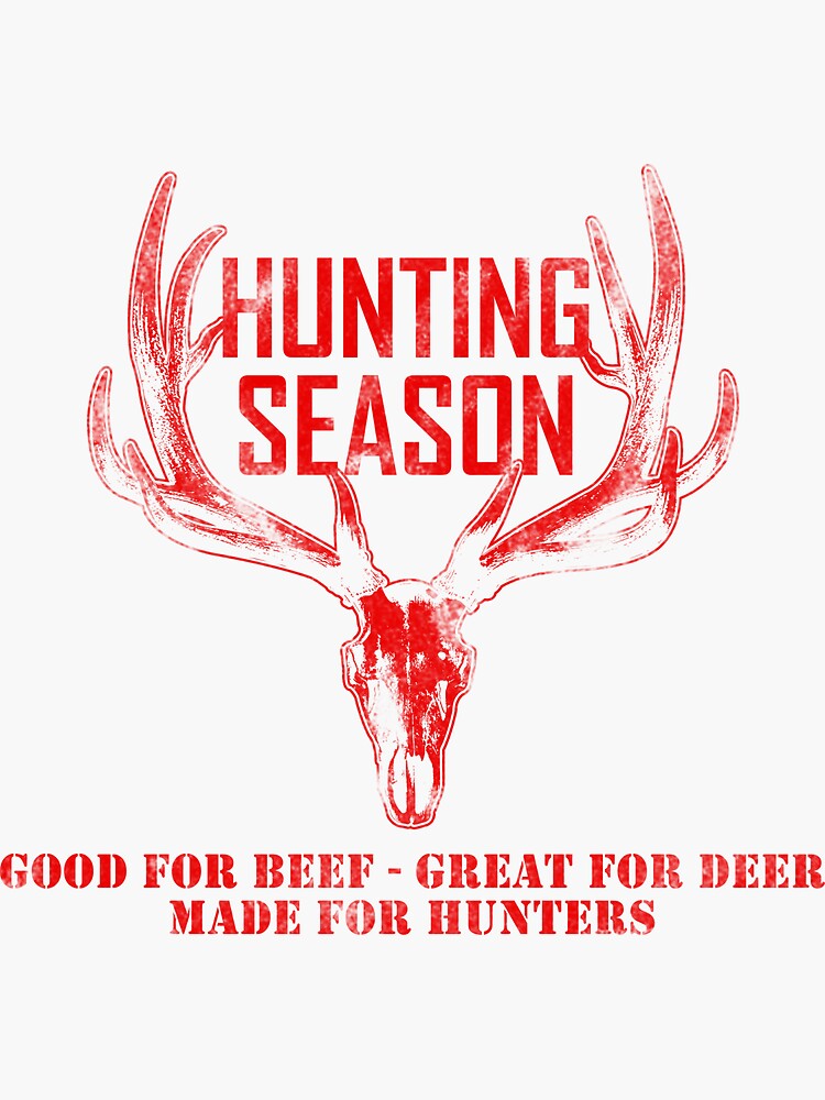 "Hunting Season Spices - FRONT ONLY" Sticker for Sale by Huntingspices ...