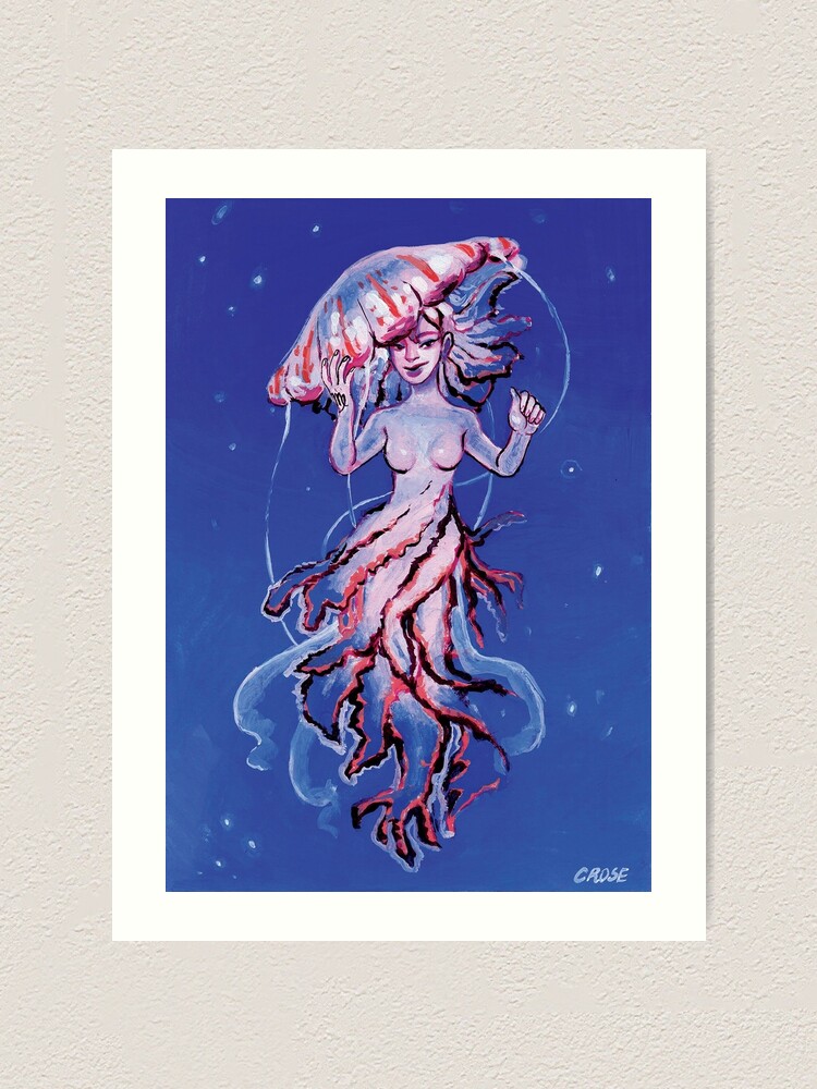 "Virgo Mermaid" Art Print for Sale by croseswanny | Redbubble