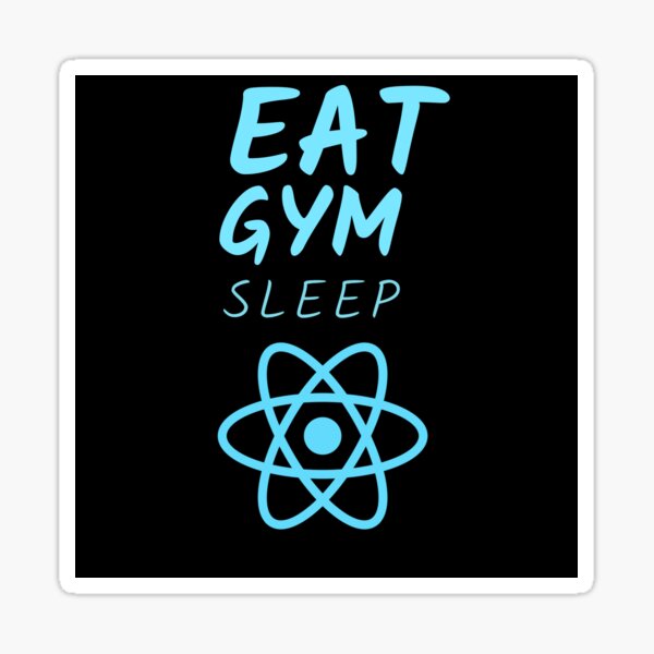 "React Logo" Sticker by AmosSainsurin | Redbubble