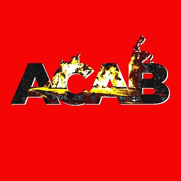 "Police Are Bastards ACAB" Sticker by Aefe | Redbubble