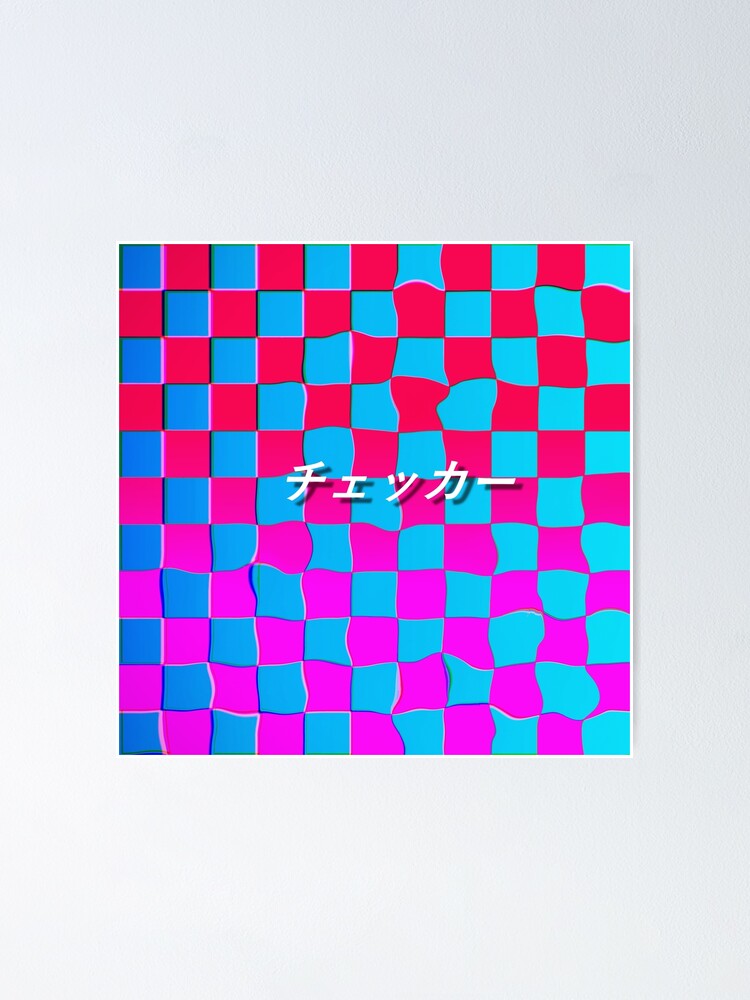 "Checker" Poster by BeanyBoi | Redbubble