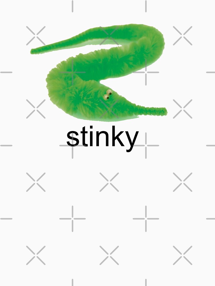 "stinky worm on a string" T-shirt for Sale by claire-mcculley ...