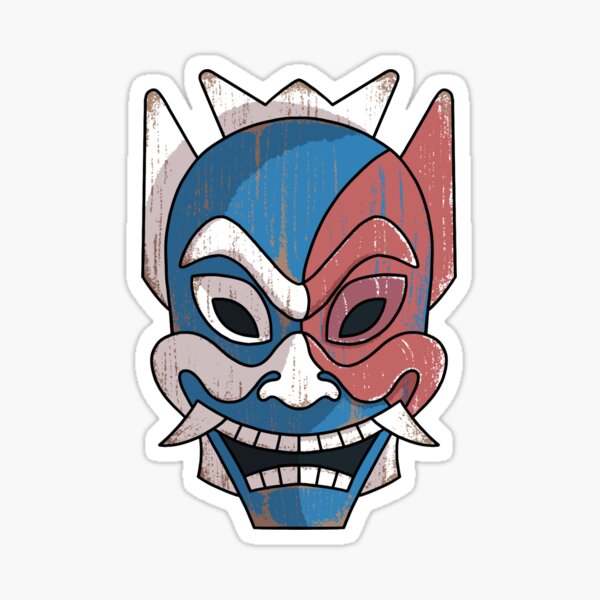 "Blue Spirit Mask" Sticker by skateboardsheep | Redbubble