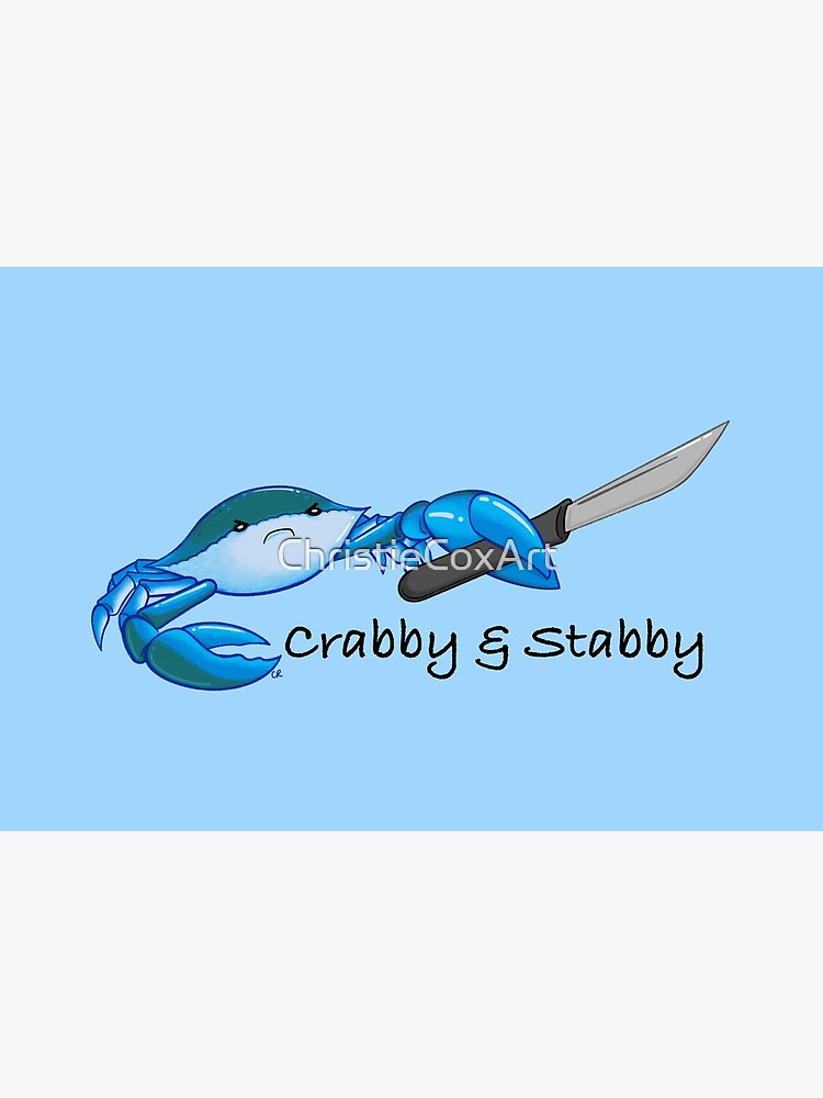 "Stab Crab" Mask for Sale by ChristieCoxArt | Redbubble