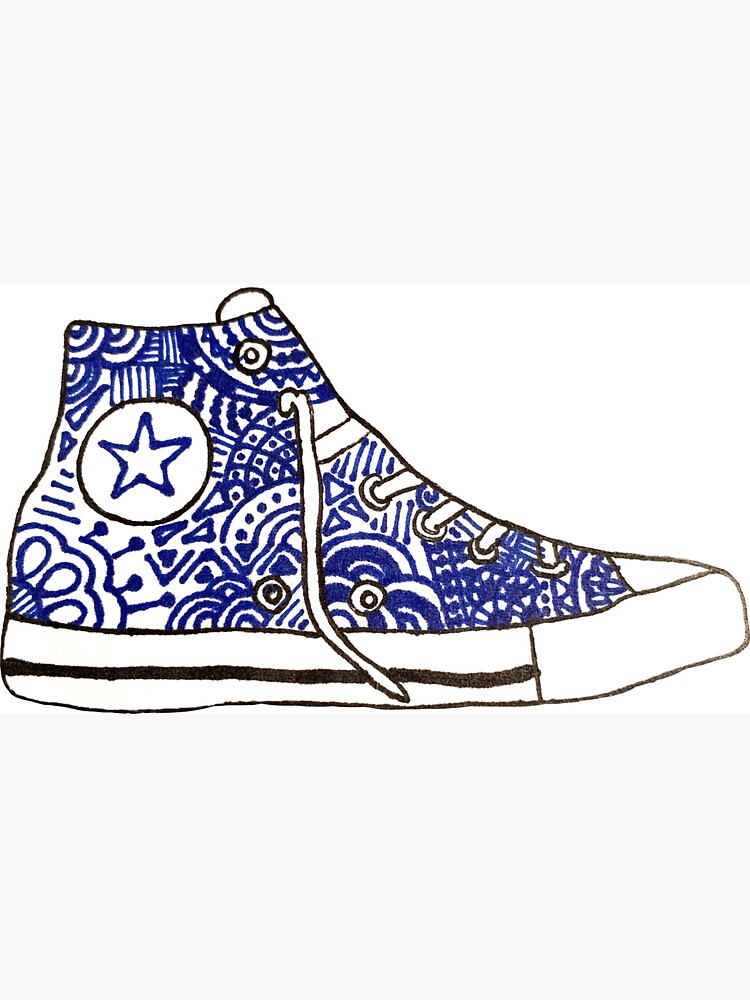 "Converse Zentangle" Sticker for Sale by dati2328 | Redbubble