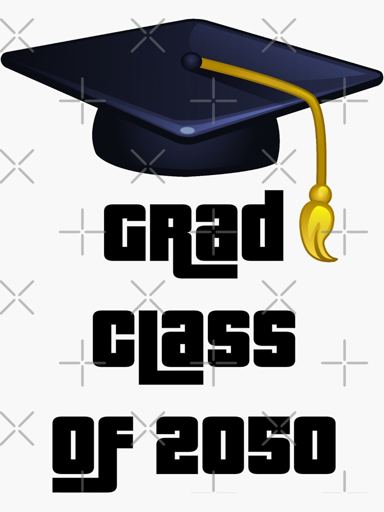 "Grad class of 2050" Sticker by Driesman | Redbubble
