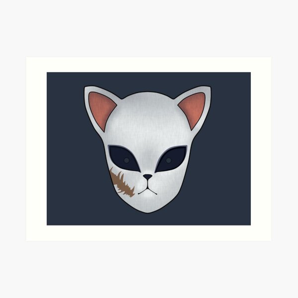 "Sabito’s Mask" Art Print for Sale by Triciaratops | Redbubble