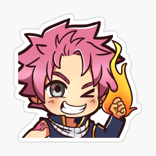 "Natsu Dragneel" Sticker for Sale by MechTheHero | Redbubble