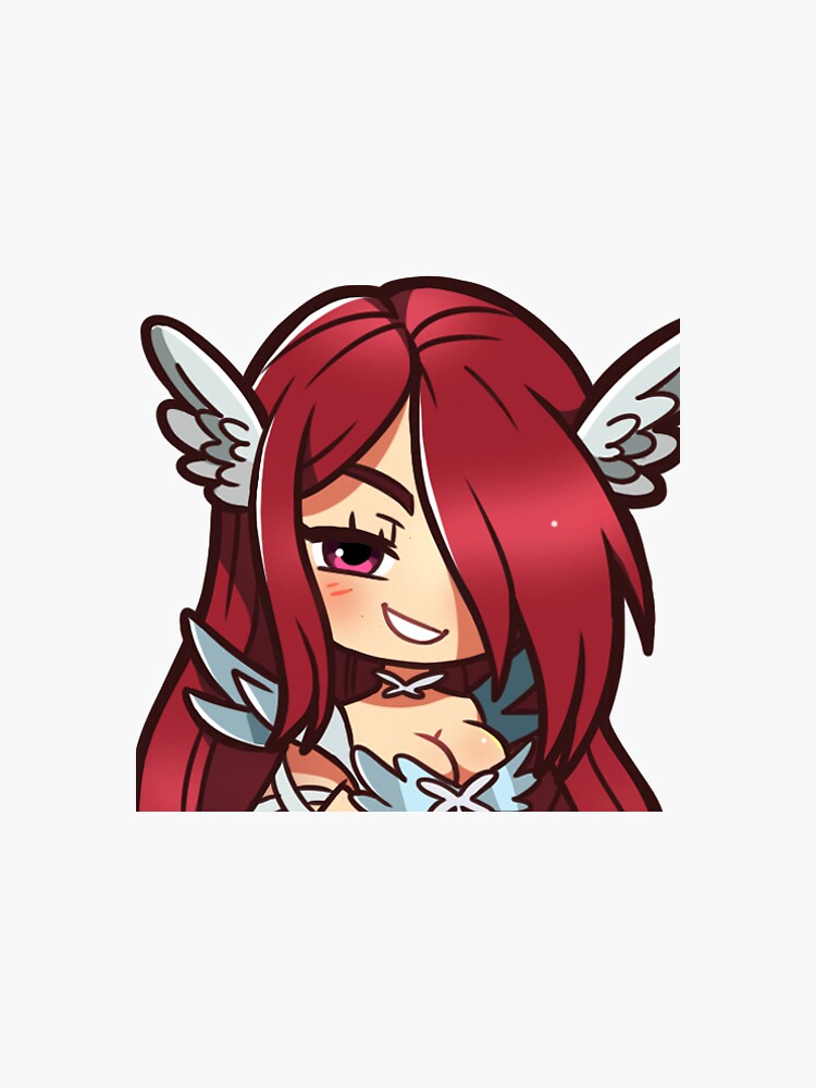 "Erza the OP" Sticker for Sale by MechTheHero | Redbubble