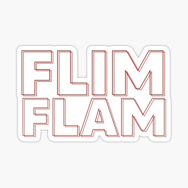 "Flim Flam" Sticker by FabulousCL | Redbubble