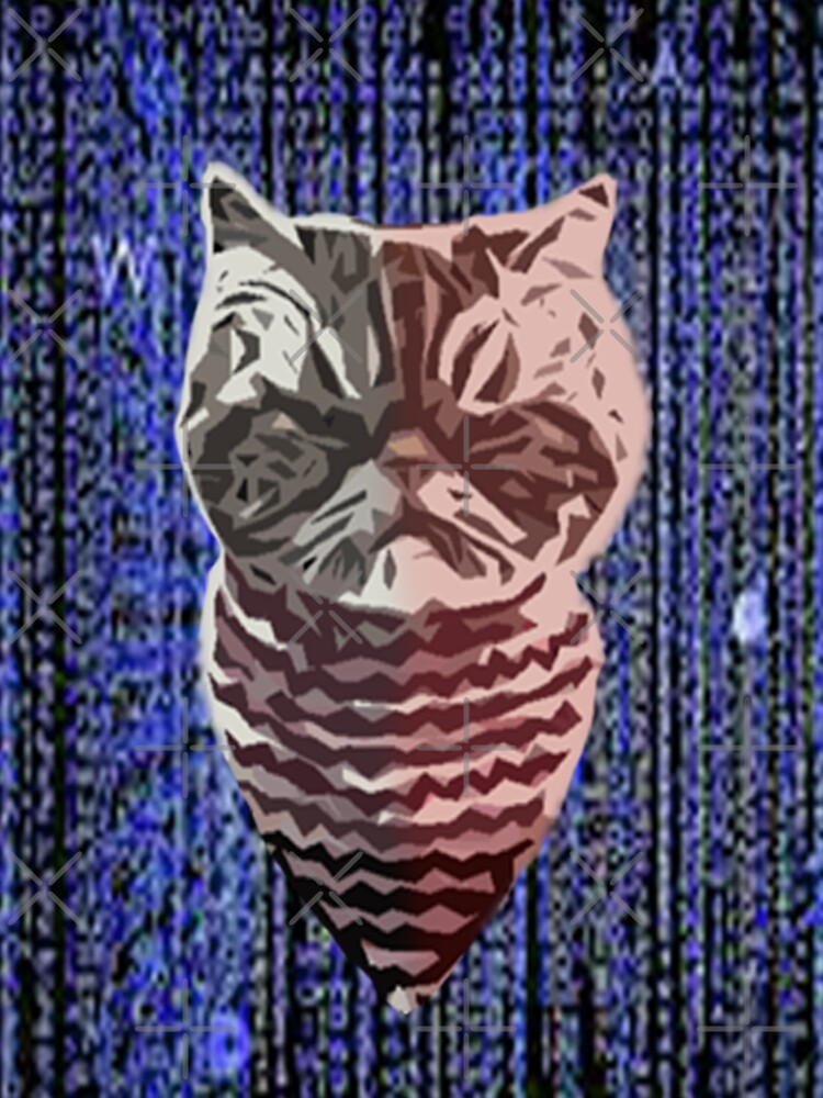 T-shirt essentiel for Sale avec l'œuvre « Hacker Cat Cyber Security ...