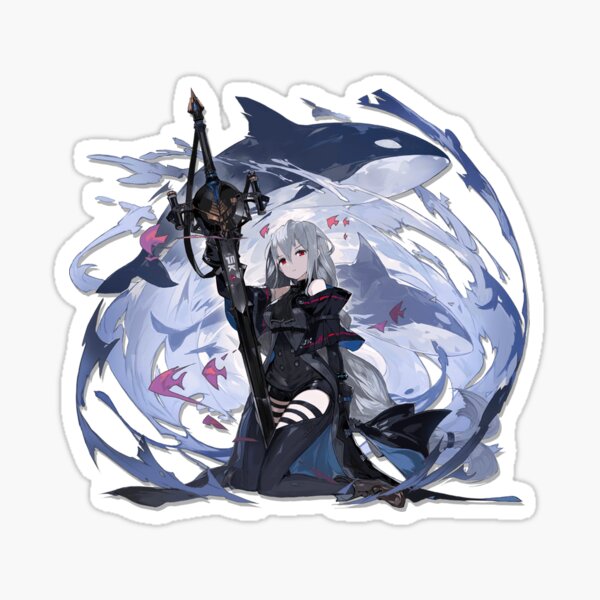 "Arknights Skadi Artwork" Sticker for Sale by Otaku-Overdrive | Redbubble