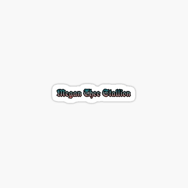 "Megan Thee Stallion " Sticker by Koidesigns | Redbubble