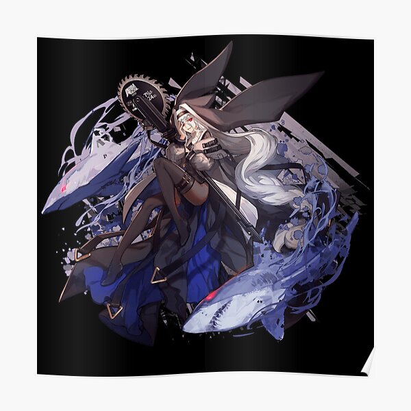 "Arknights Spectre Artwork" Poster by Otaku-Overdrive | Redbubble