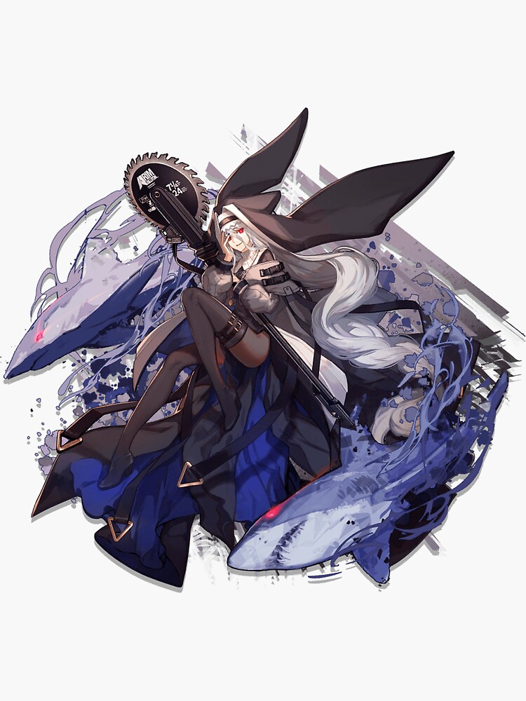 "Arknights Spectre Artwork" Sticker for Sale by Otaku-Overdrive | Redbubble