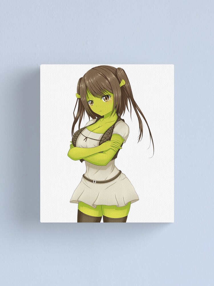 "Get Outta Shrek-Chan's Swamp" Canvas Print for Sale by JadePhoenixTees ...