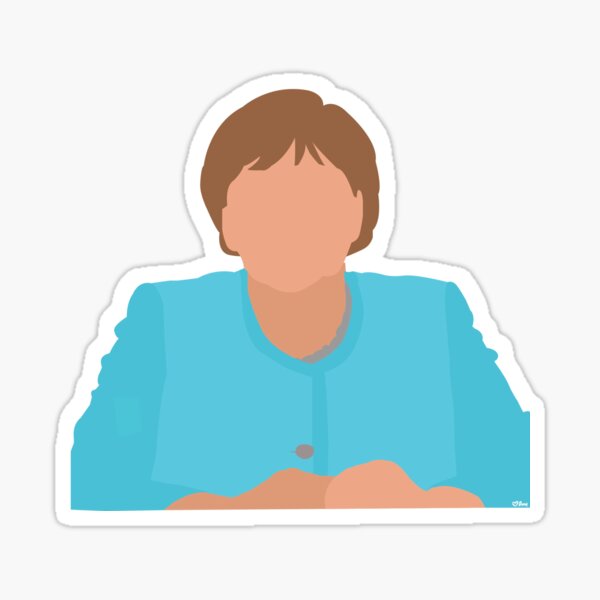 Sticker: Angela Merkel | Redbubble