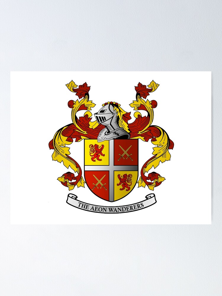 "Aeon Wanderers Crest" Poster by aeonwanderers | Redbubble