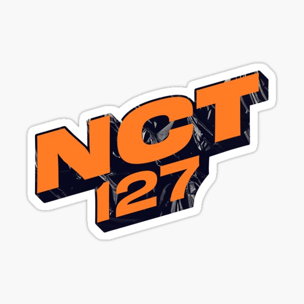 "NCT 127 (Neo Zone Logo Orange)" Sticker by randomlyrjshop | Redbubble