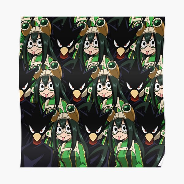 "Tsuyu Asui/Fumikage Tokoyami" Poster for Sale by raybound420 | Redbubble