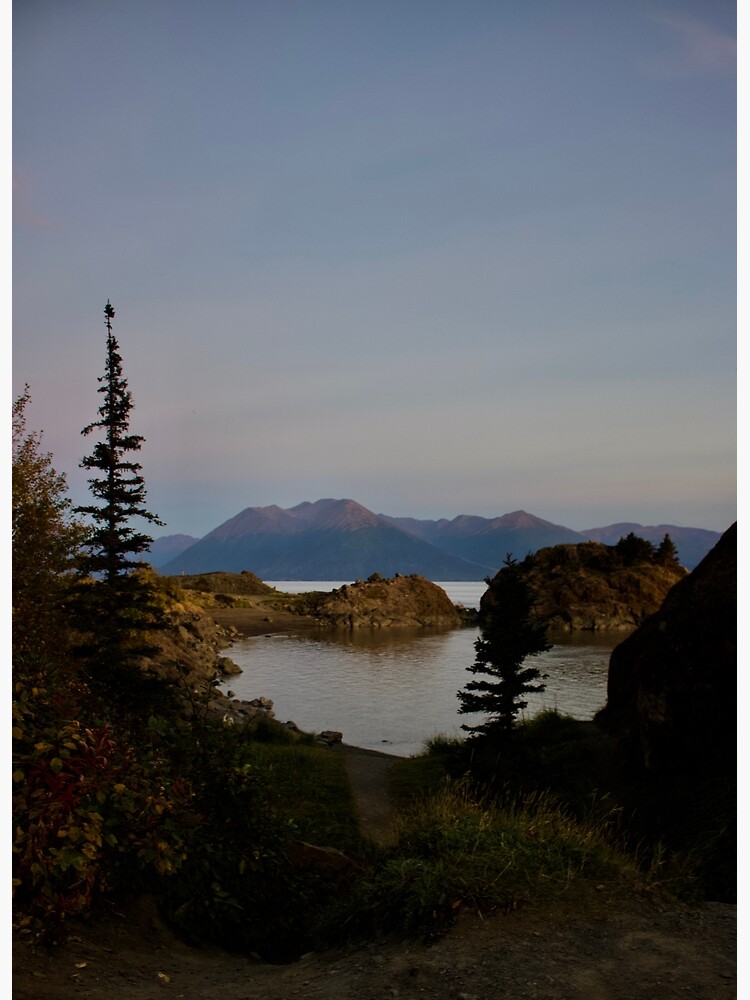 "Beluga Point, Alaska" Poster for Sale by taylaphotos | Redbubble
