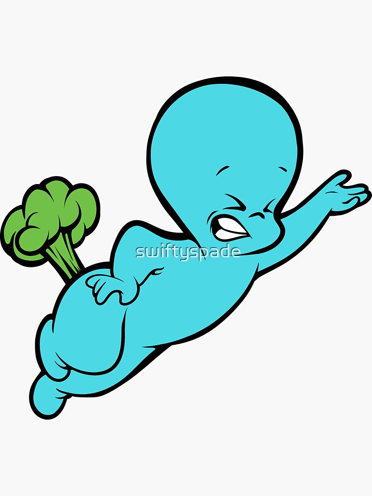 "Blue Ghost Fart" Sticker by swiftyspade | Redbubble