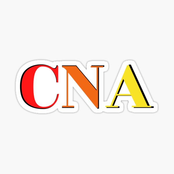 "CNA (Warm)" Sticker by DistantDevotion | Redbubble