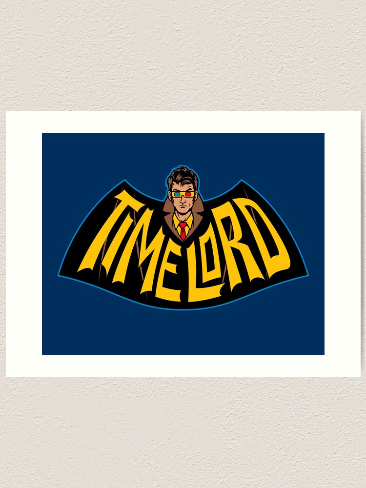 "Time Lord Logo" Art Print by harebrained | Redbubble