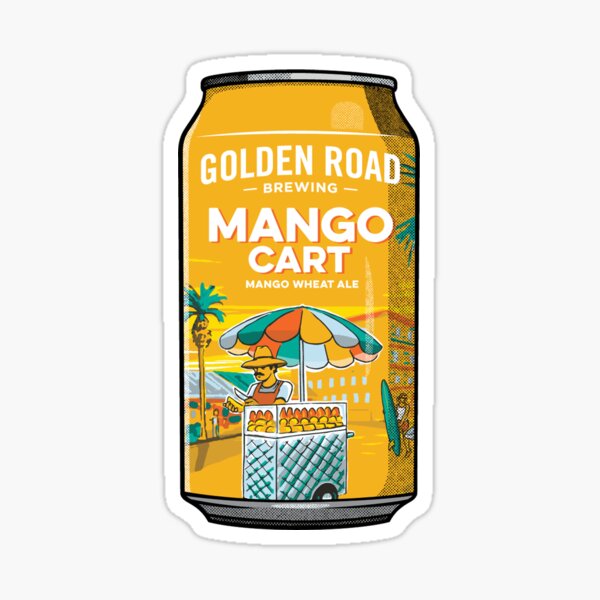 "Mango Cart " Sticker by tvandwine | Redbubble