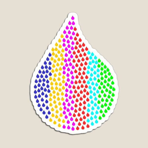 Water Drops Magnets | Redbubble