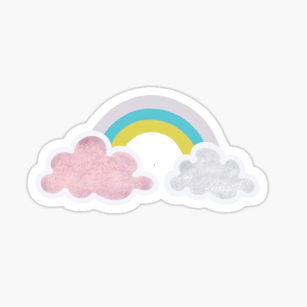 "Glitter Rainbow" Sticker for Sale by nikkibubbletea | Redbubble