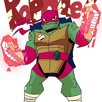 "ROTTMNT- Raphael" Sticker for Sale by Giraffenecc | Redbubble