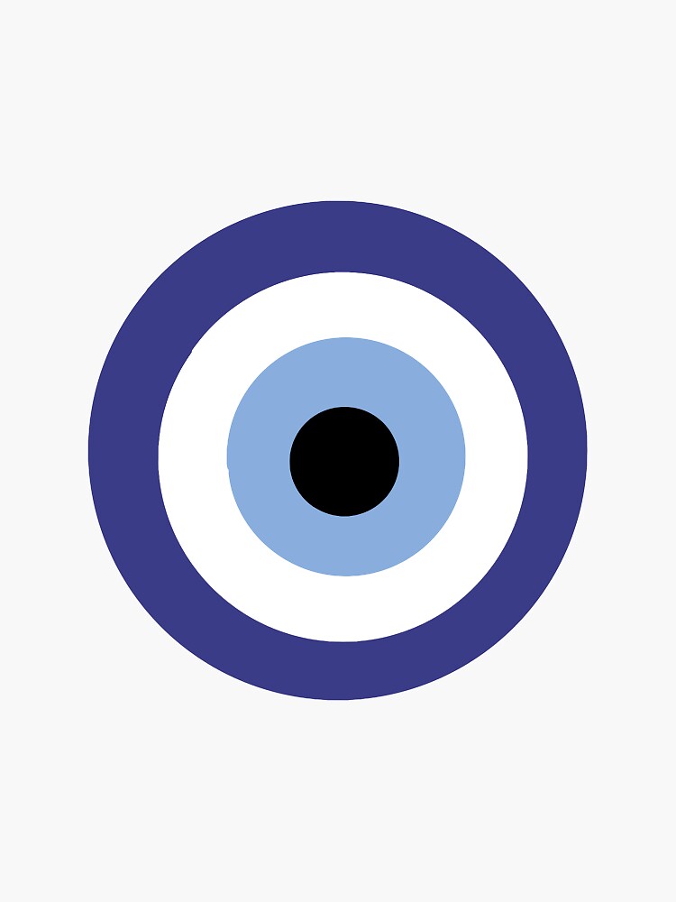 "Evil Eye Nazar" Sticker for Sale by rileyfennewald | Redbubble