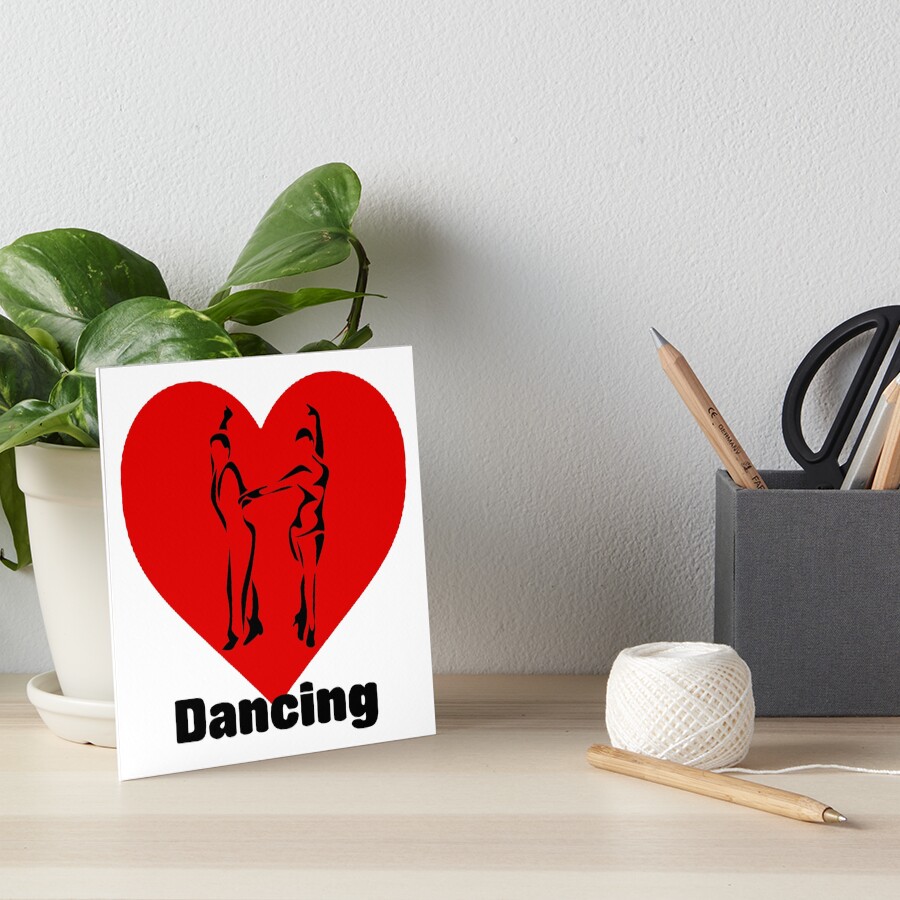 "Heart Dancing" Art Board Print by DWHT71 | Redbubble