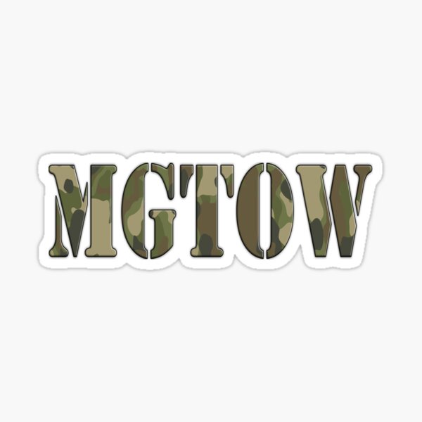 "Camo MGTOW Men Going Their Own Way " Sticker for Sale by darren415 ...