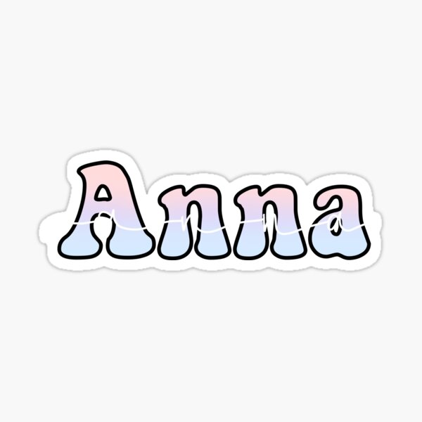 "Anna custom" Sticker by chloemadesigns | Redbubble