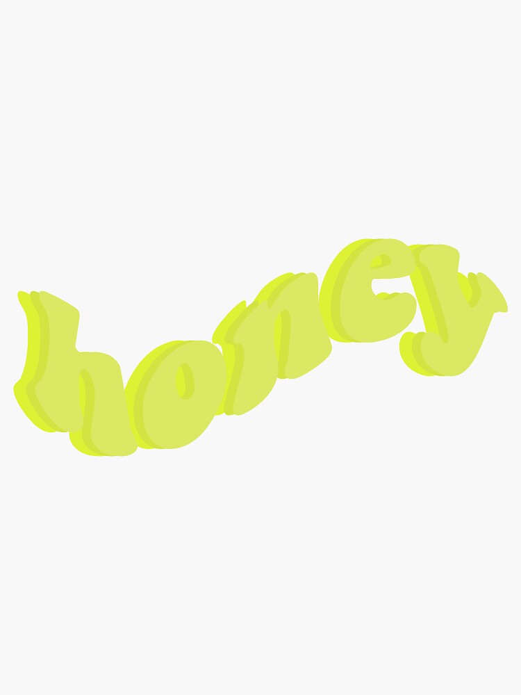 "honey sticker" Sticker by simplyxzoey | Redbubble