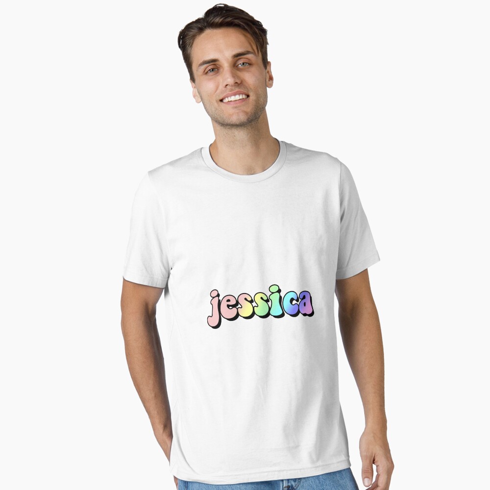 "aesthetic rainbow jessica name" Sticker for Sale by STAR10008 | Redbubble