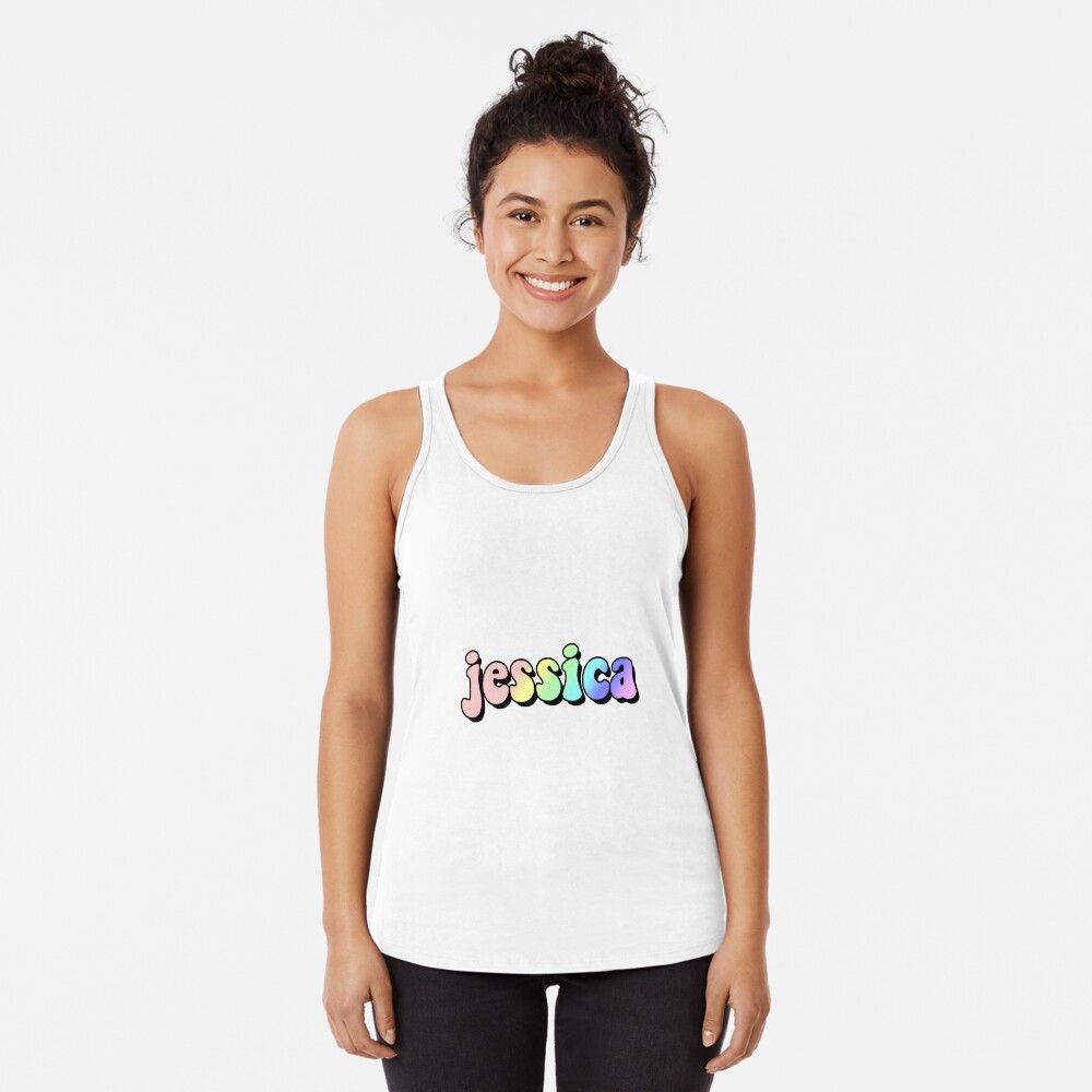 "aesthetic rainbow jessica name" Sticker for Sale by STAR10008 | Redbubble