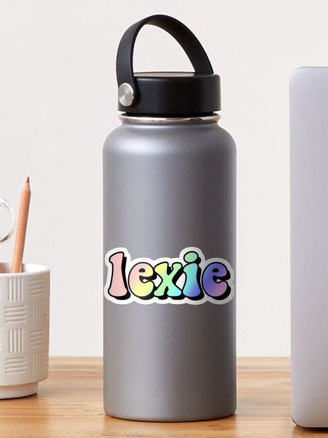 "aesthetic rainbow lexie name" Sticker for Sale by STAR10008 | Redbubble