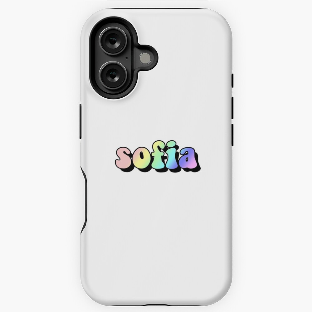 "aesthetic rainbow sofia name" Sticker for Sale by STAR10008 | Redbubble