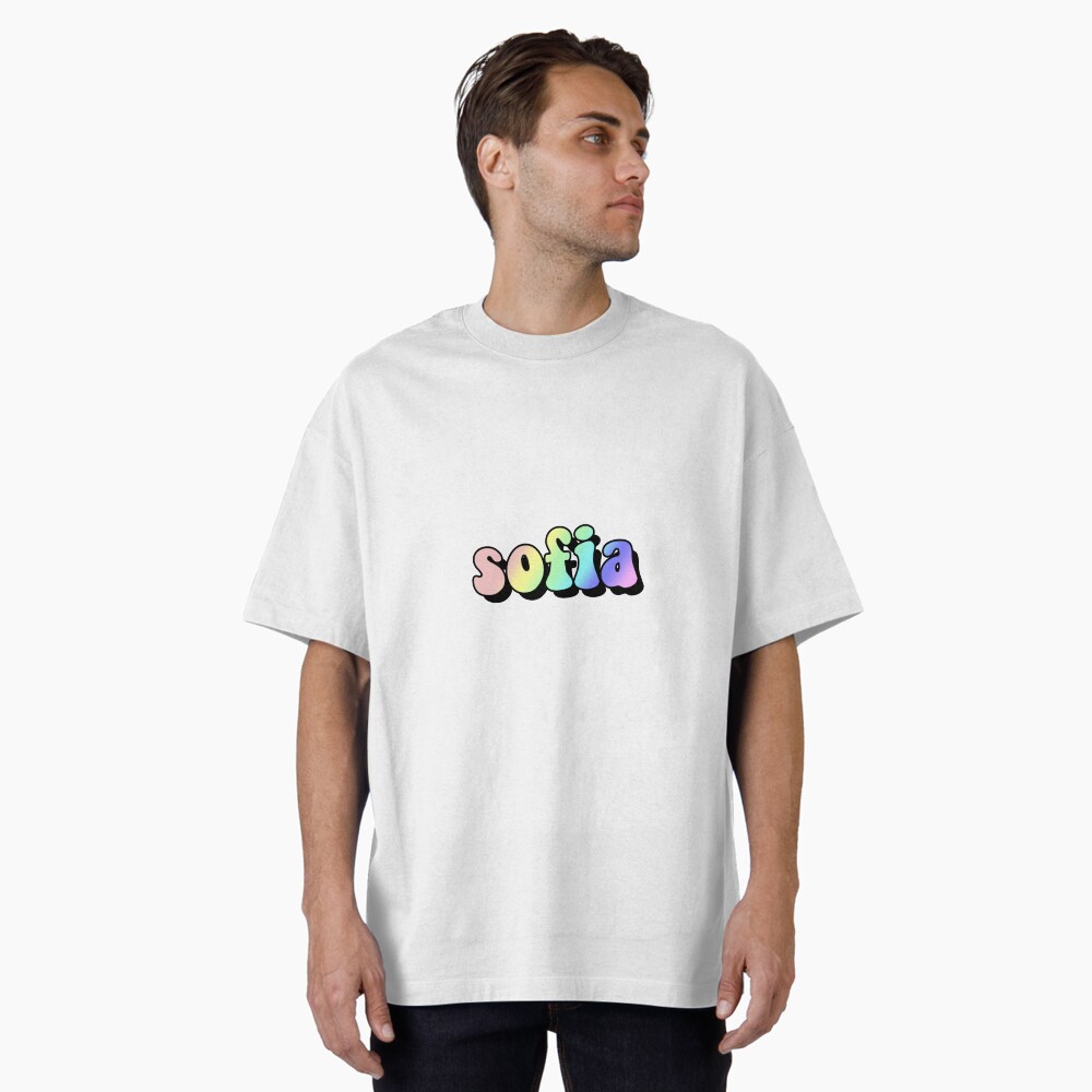 "aesthetic rainbow sofia name" Sticker for Sale by STAR10008 | Redbubble