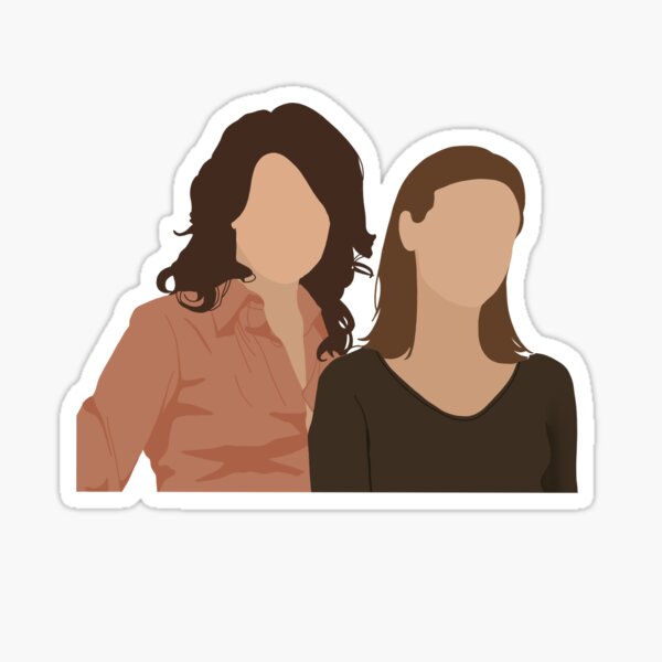 "Lorelai and Rory Gilmore" Sticker for Sale by gigiherner | Redbubble