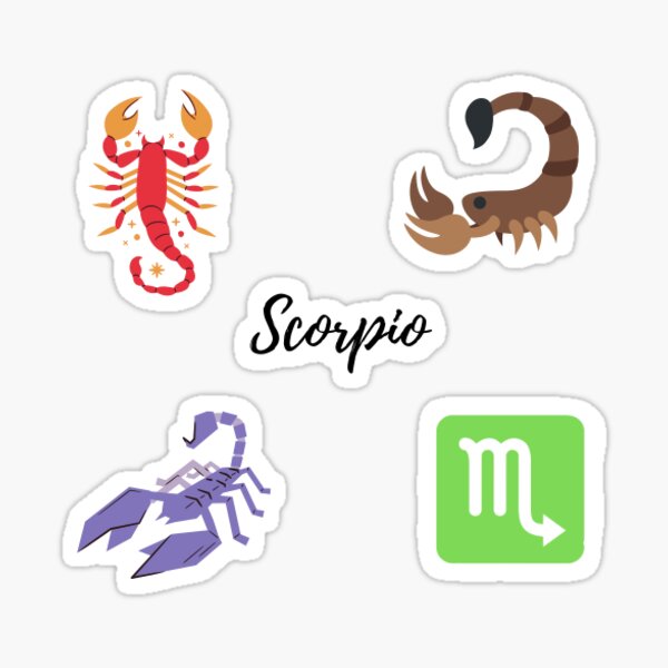 "Scorpio sticker pack" Sticker for Sale by FaithLuna27 | Redbubble