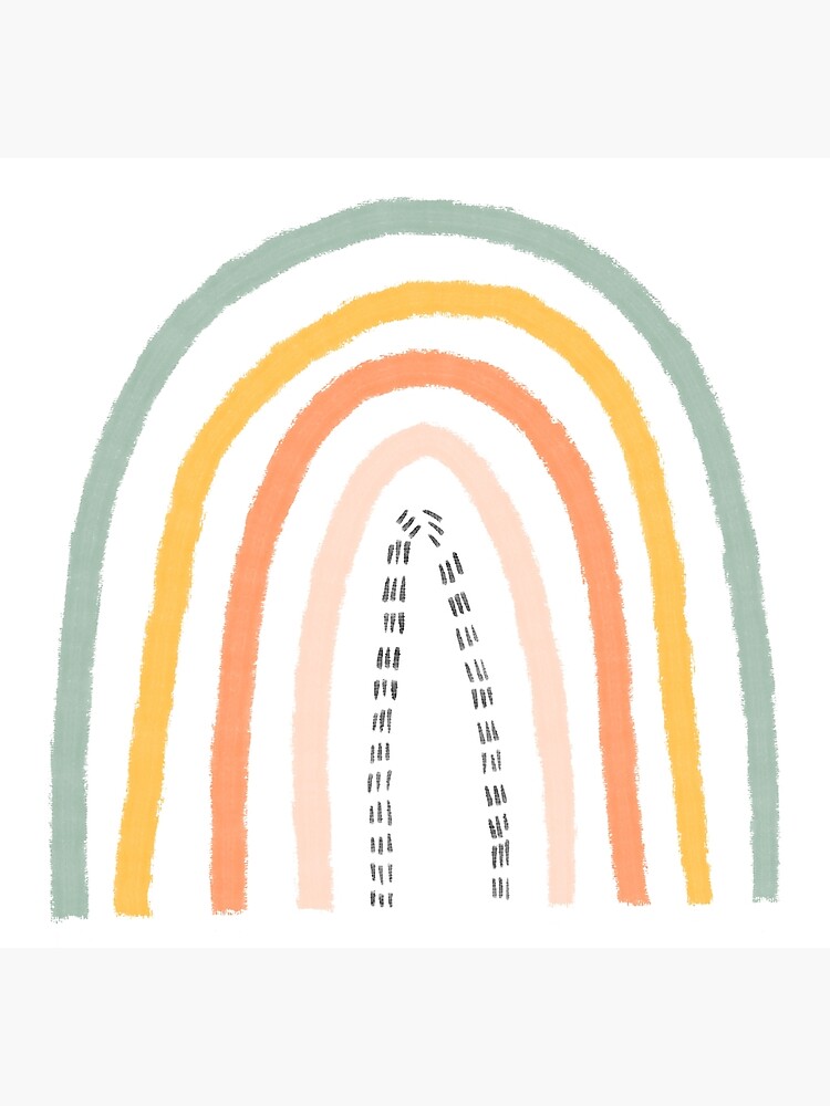 "boho rainbow" Poster by oliviaskye | Redbubble