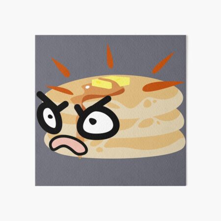 "Angry Pancake" Art Board Print by WrongArt | Redbubble