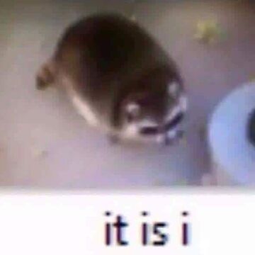 "IT IS I" Sticker for Sale by acollispuro | Redbubble