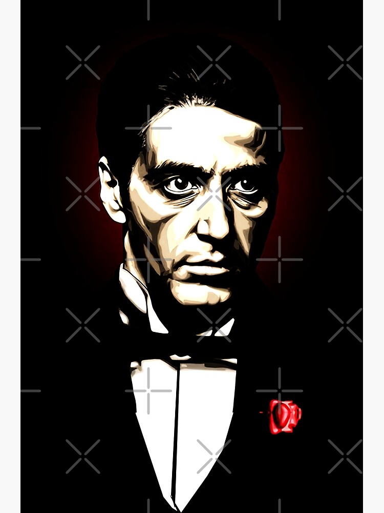 "Don Michael Mike Corleone The Godfather" Art Print by purpanca | Redbubble